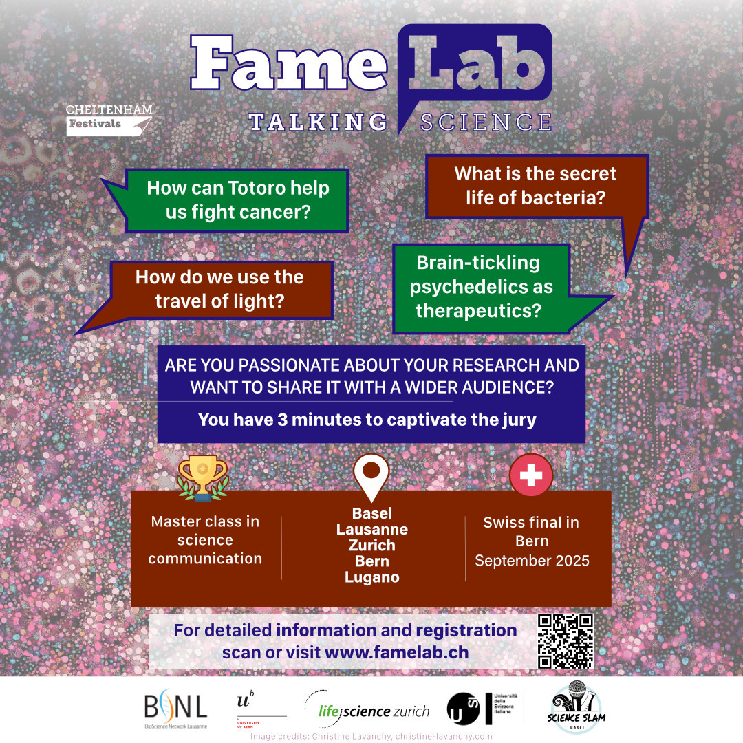 FameLab 2025 – Science Slam Club Basel
